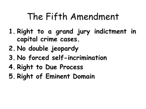 Ppt 5th 6th And 8th Amendments In The Us Constitution Powerpoint