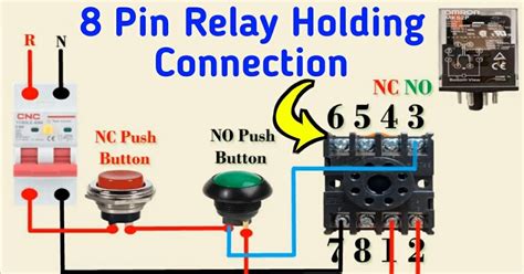 On Video Relay Holding Circuit Control Wiring How To Hold Relay Using Push Buttons DOL