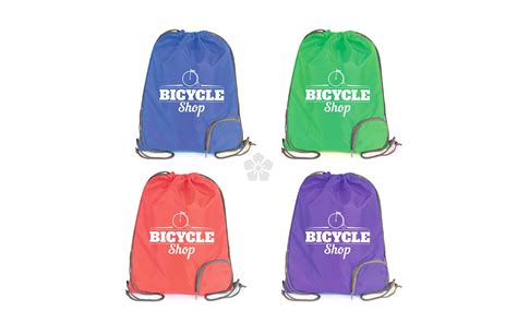 Promotional Foldable Drawstring Backpack Personalised By Mojo Promotions