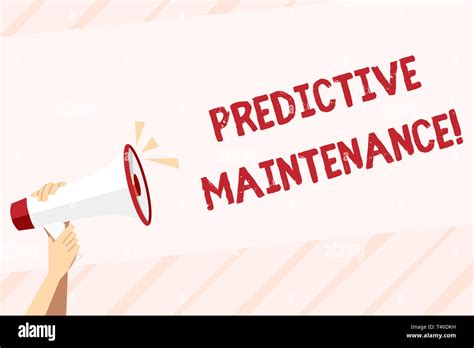 Conceptual Hand Writing Showing Predictive Maintenance Concept Meaning Maintenance Strategy