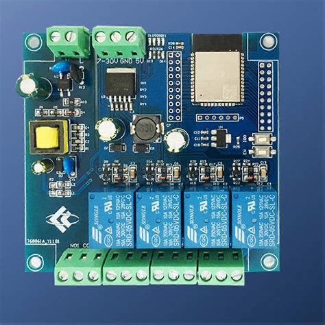 ac 220v dc 5 30v power supply esp32 wifi bluetooth ble four way relay