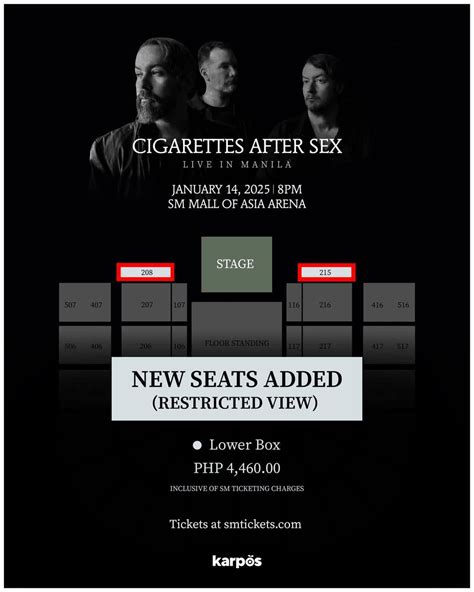 New Seats Added ‼️ Manila Concert Scene