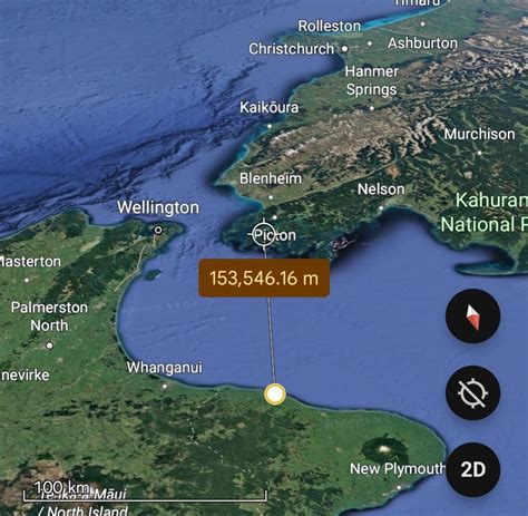 Patea Community Notice Board Could Easily See The South Island From