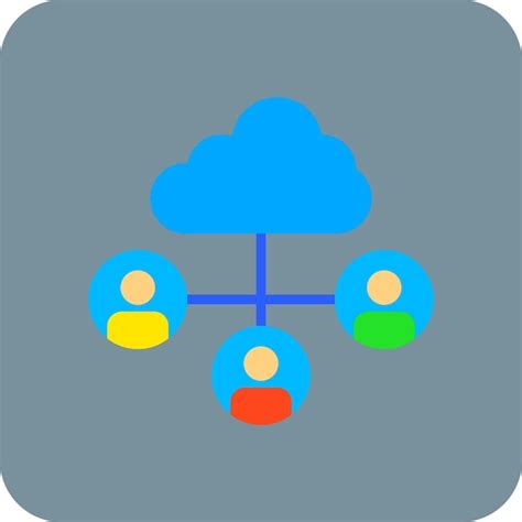 Premium Vector Cloud Sharing Icon