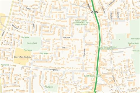 Olney Town Council Map Of Olney