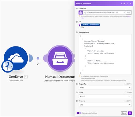Create Document From Pptx Template In Make — Plumsail Documents