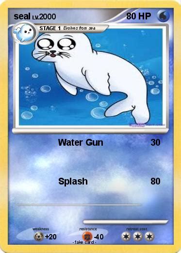 Pokémon Seal 52 52 Water Gun My Pokemon Card