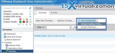 Vcp6 Dtm Objective 25 Create Thinapp Applications And A Thinapp Repository Esx Virtualization