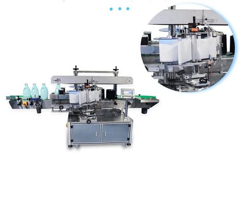 Double Side Label Machine Flat Both Side Label Machine For Cosmetics