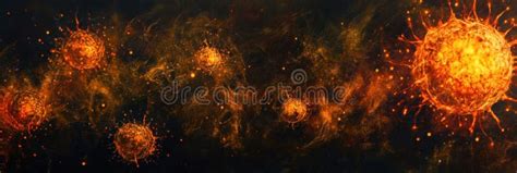 Viruses Invading Human Cells In A Dynamic Representation Of Cellular Interaction And Viral