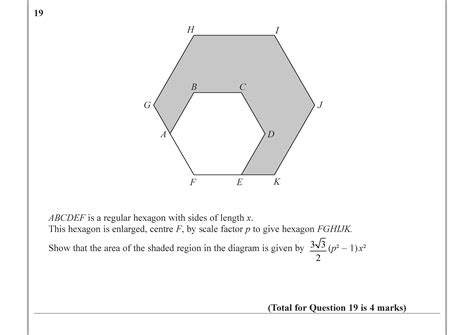 gcse edexcel maths forming and solving equations abcdef is a regular hexagon with