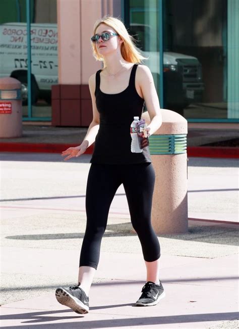 Elle Fanning Goes To A Dance Class In Los Angeles Celebmafia