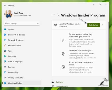 Configure Windows Insider Program Settings On Windows 11
