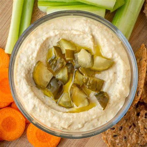 Dill Pickle Hummus The Nessy Kitchen