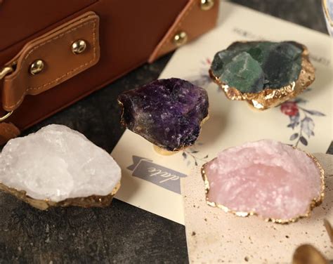 Clover Brass Knobs And Pullsnature Shell Drawer Knobs Cowhide Clove