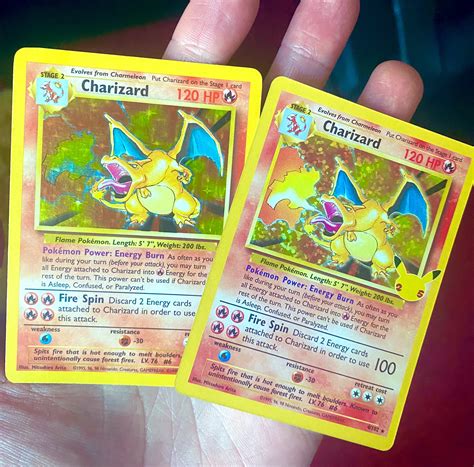 Shadowless Charizard Difference