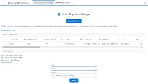 Salesforce Duplicate Management Tool Peeklogic