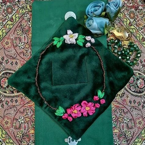 خرید و قیمت جانماز مخمل کالیفرنیا سبز طرح مرجان ترب