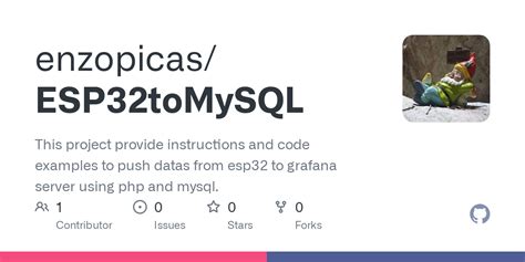 Github Enzopicas Esp Tomysql This Project Provide Instructions And Code Examples To Push