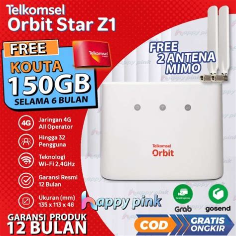 Jual Telkomsel Orbit Star Z Modem Wifi G Highspeed Bonus Gb Antenna Di Seller New Vision