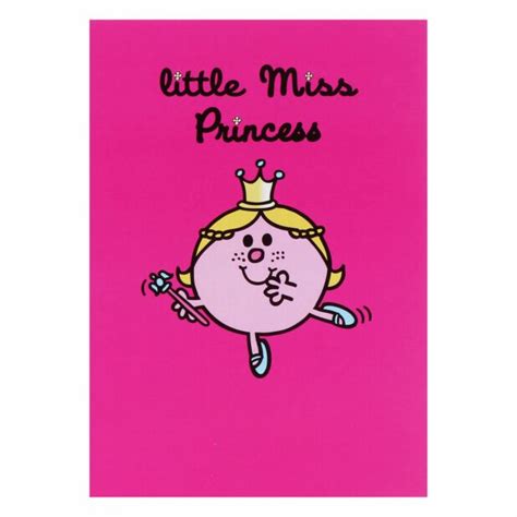 Mr Men And Little Miss Pink Little Miss Princess Greetings Card Great