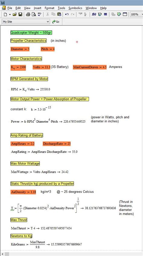 aircraft design what is the equation for calculating static thrust