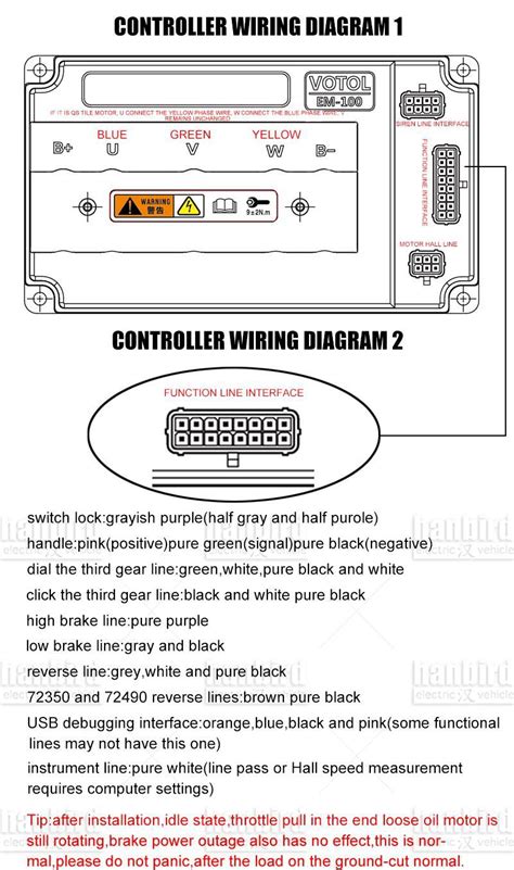 Electric Scooter Controller Wiring Diagram