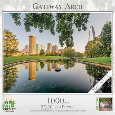Gateway Arch 1000 Pieces Mi Puzzles Puzzle Warehouse