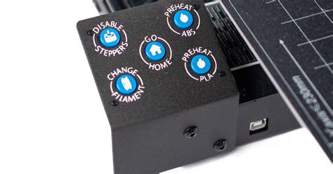 WIP Macro Buttons For Geeetech A10 Ender 3 CR10 By UWU Design Download Free STL Model