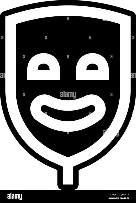 Mask Icon Black Vector Illustration Stock Vector Image And Art Alamy