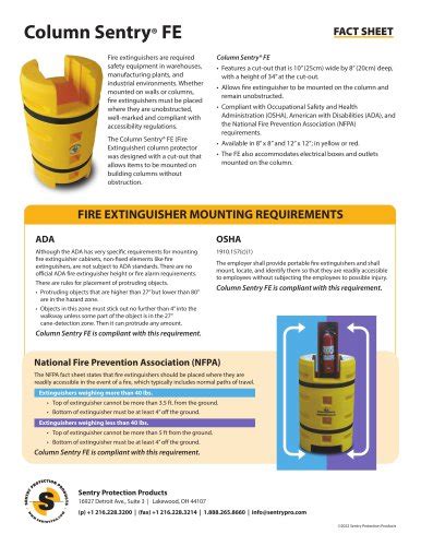 Column Sentry® Sentry Protection Products Pdf Catalogs Technical