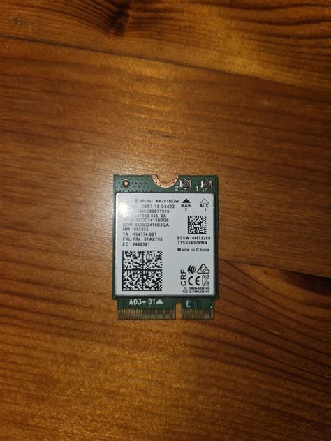 Intel AX201NGW Wifi 6 BT 5 0 Card Computers Tech Parts Accessories Computer Parts On