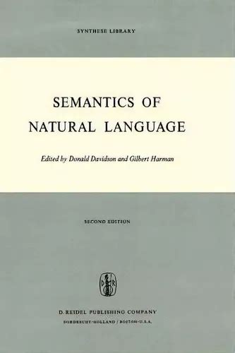 Semantics Of Natural Language De D Davidson Editorial Springer Tapa Blanda En Inglés Envío