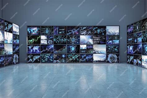 premium photo multiple screens displaying various graphs and data