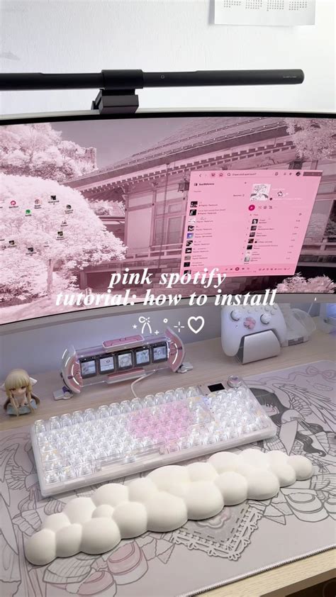 tutorial pink spotify and others colors too 💕🌈 note spicetify