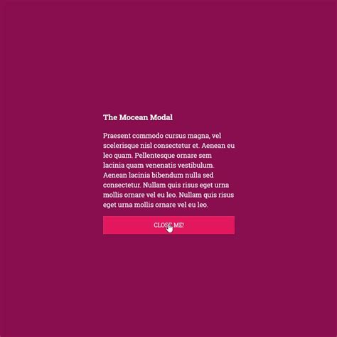 moceanmodals animated modals coding 3d animation code css css3 html html5