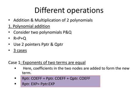 Polynomial Reppresentation Using Linkedlist Application Of Llpptx Programming Languages