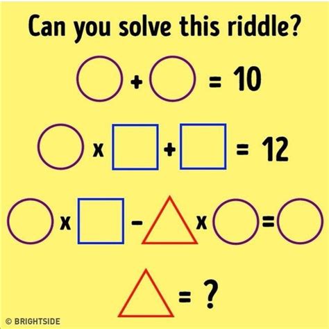 Brain Teasers And Math Puzzles
