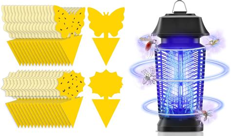 Bug Zapper With 36 Pcs Fruit Fly Traps Patio Lawn And Garden