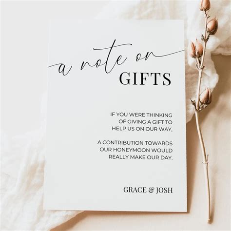 A Note On Ts Card Insert Template Elegant Printable Monetary T