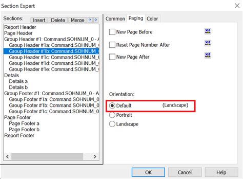 How To Include Portrait And Landscape Sub Reports In Single Report In Crystal Report Sage X3