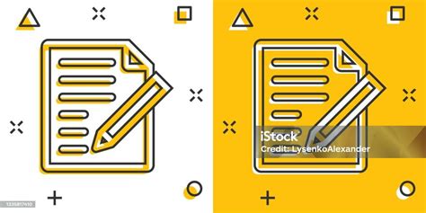 만화 스타일의 문서 노트 아이콘 종이 시트 벡터 만화 일러스트 그림 그림 메모장 문서 비즈니스 개념 시작 효과 0명에 대한 스톡 벡터 아트 및 기타 이미지 Istock