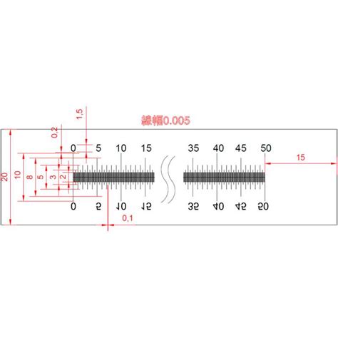 Glass Scale Untuk Kalibrasi Skala Mikroskop