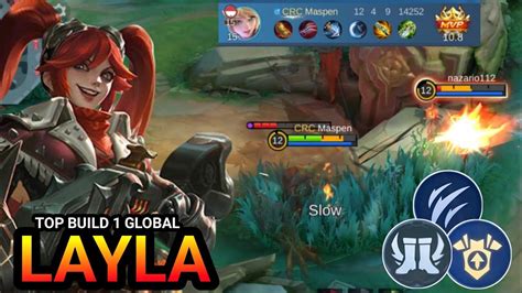 THIS IS LAYLA BEST BUILD & EMBLEM IS SO BROKEN💀 | TOP BUILD 1 GLOBAL LAYLA - MLBB - YouTube