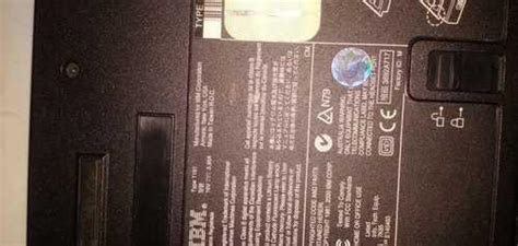 Раритет Ibm Thinkpad 1161 рабочий Москва Ноутбуки Festima Ru мониторинг объявлений