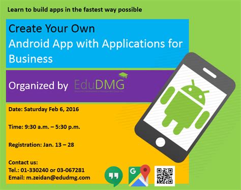 create your own android app with applications for business lebtivity