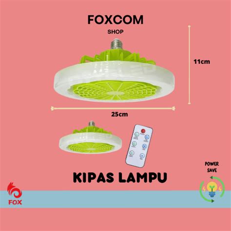 Jual LAMPU KIPAS ANGIN REMOT LAMPU KIPAS PLAFON LED SMART FAN LIGHT W Shopee Indonesia