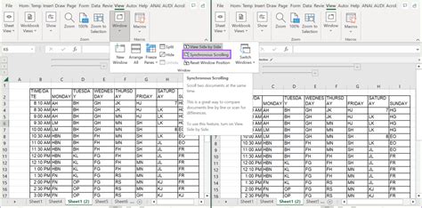 How To View Multiple Worksheets Side By Side In Excel Guiding Tech