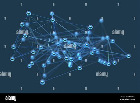 Abstract Molecular Structure Stock Photo Alamy