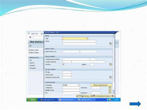 sap fico config step by step sap fi basic configuration settings pptx